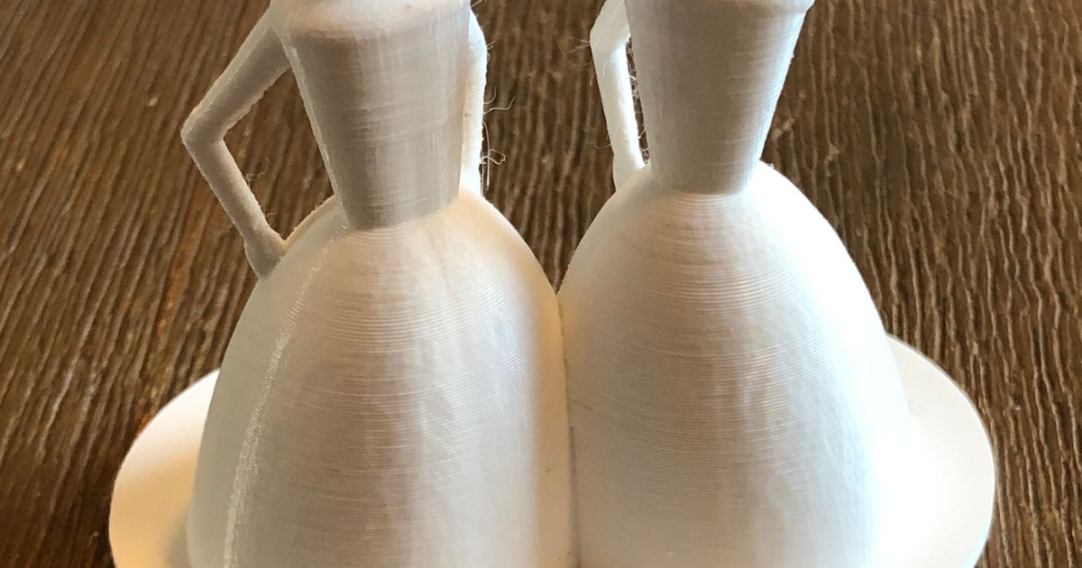 Two brides - Wedding cake topper by Johan87 | Download free STL model ...