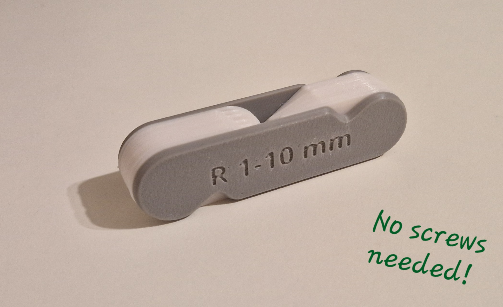 Radius Gauge by Simson | Download free STL model | Printables.com