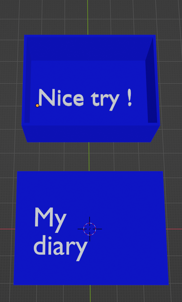 The Diary Box (Nice Try !) by Fr1tesForev3r | Download free STL model ...
