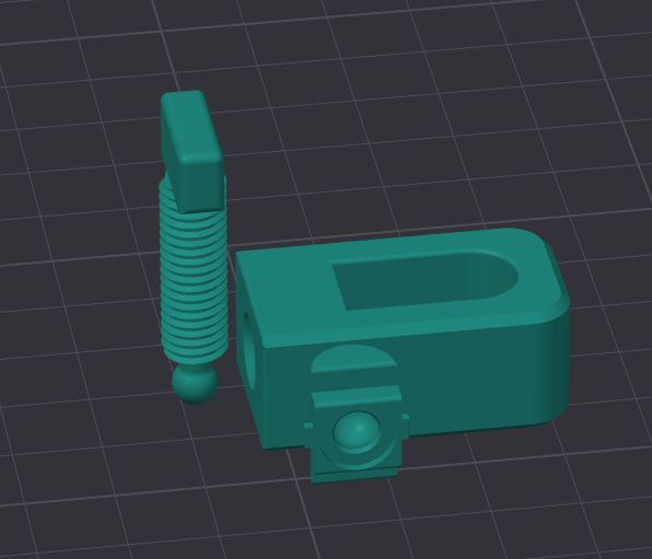 Fastener with screw by Tureilu | Download free STL model | Printables.com