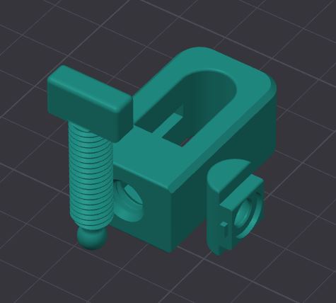 Fastener with screw by Tureilu | Download free STL model | Printables.com