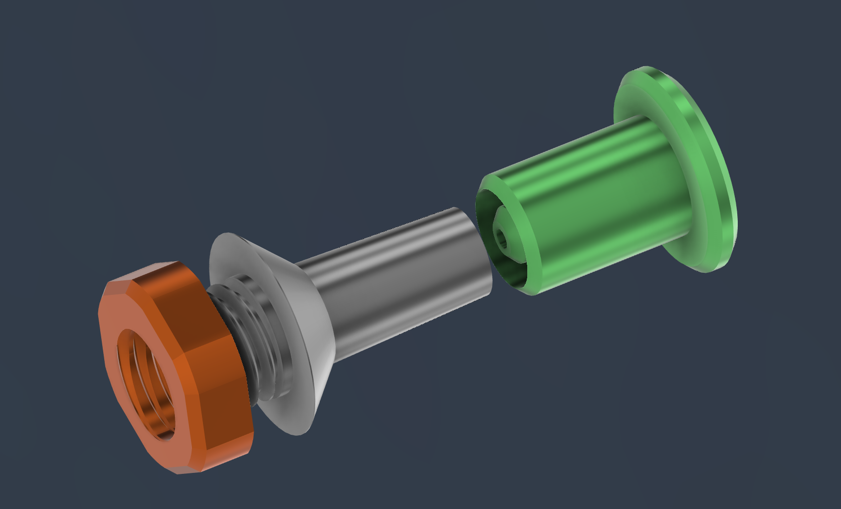 Through hole kit for Filamentboxes with grommet cup - Durchführung für ...