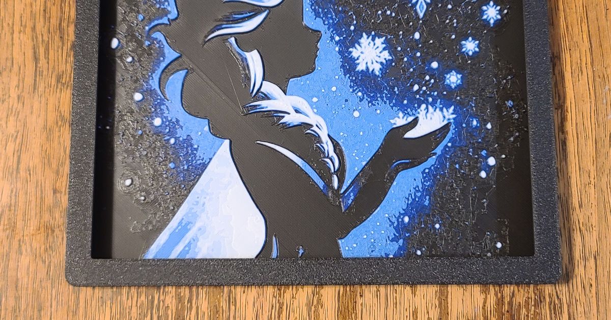 Frame for Elsa from frozen by Dohara | Download free STL model ...