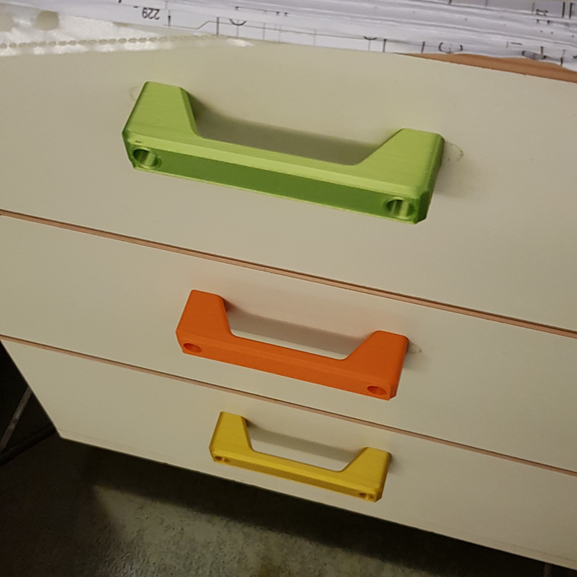 Drawer Handle - with step file by Lele88 | Download free STL model ...