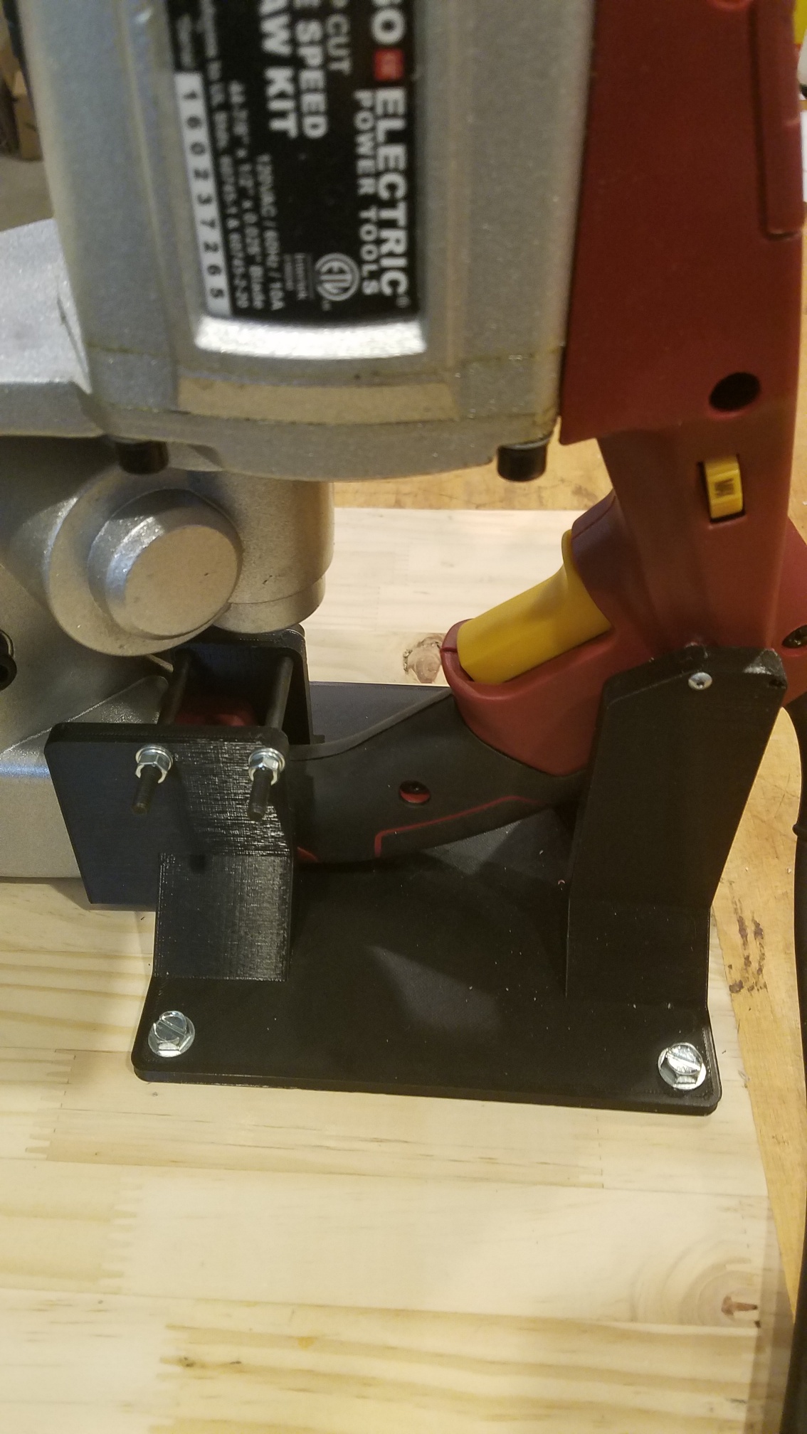 Portable Band Saw Bench Mount by TBatt | Download free STL model ...
