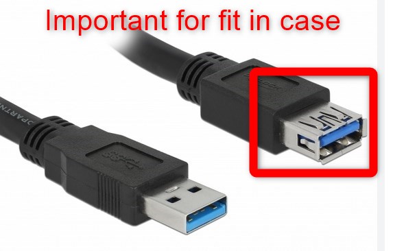 USB Desktop Stand - Male Female extender cable case by schtiewie ...