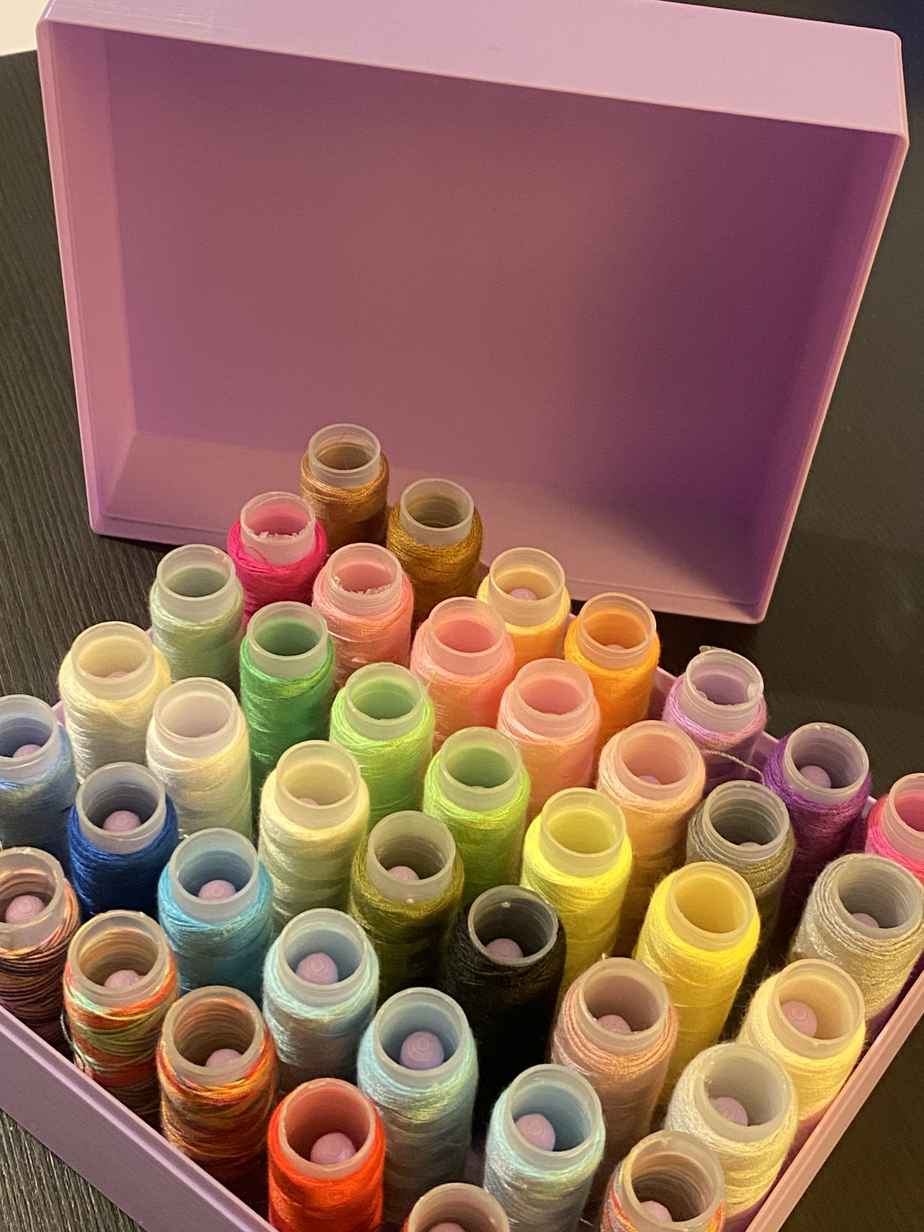 Sewing Thread Box for 42 small threads