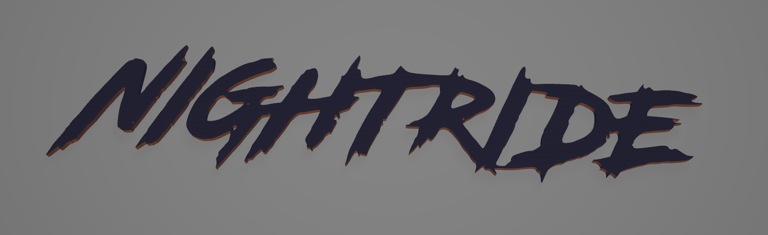 NIGHTRIDE Logo by Necromancer | Download free STL model | Printables.com