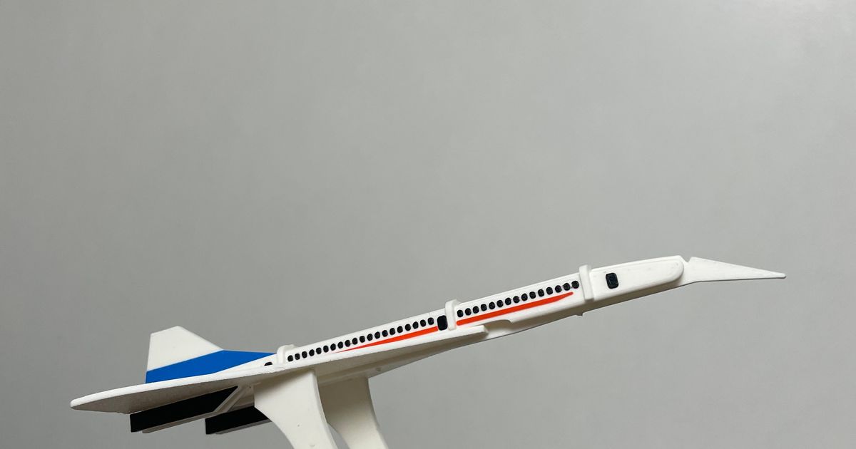 Concorde - Kit Card por Souky1122 | Descargar modelo STL gratuito ...