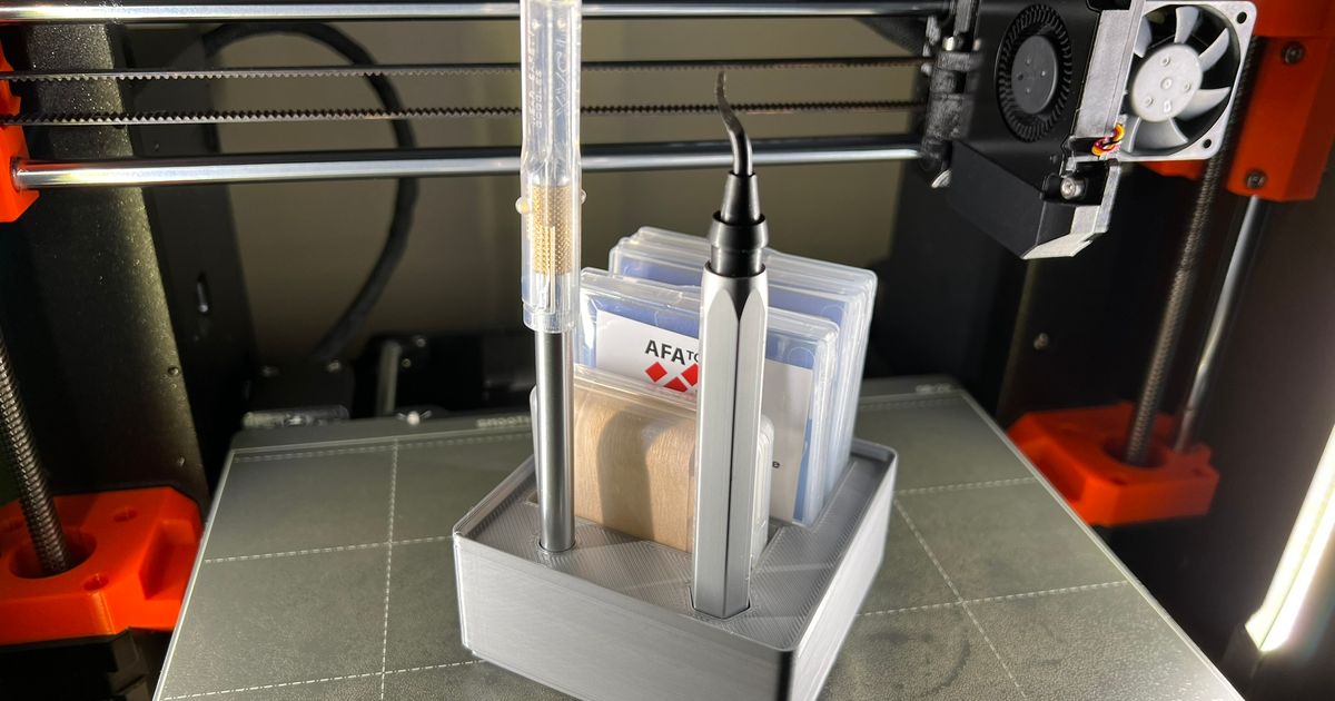 Gridfinity 2x2 Vertical Deburring Tool & Exacto Holder by Maykr ...