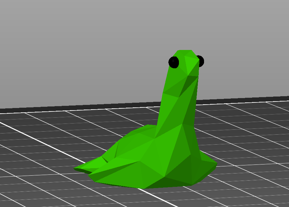 Low poly nessie by Ziemniaczenka | Download free STL model | Printables.com