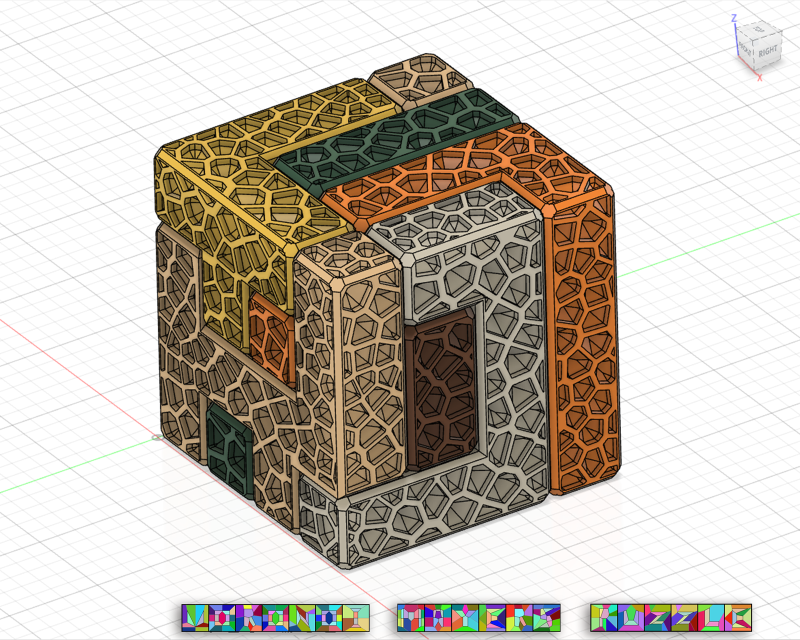 Voronoi Mayer's Puzzle by rbid | Download free STL model | Printables.com