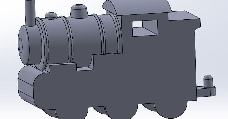 Kids Toy Train by Joker | Download free STL model | Printables.com