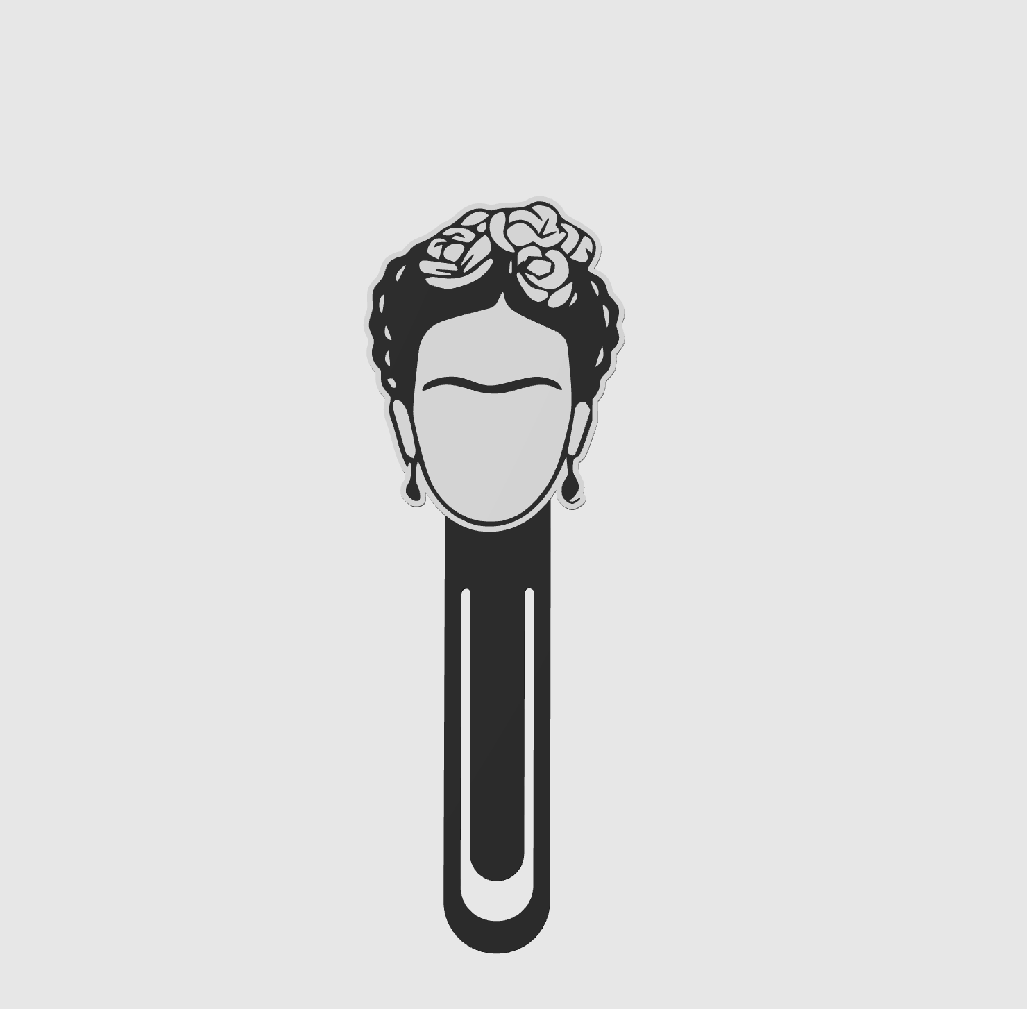 BookMark Frida Kahlo Black White and Multicolor by Pierluigi Manetti ...