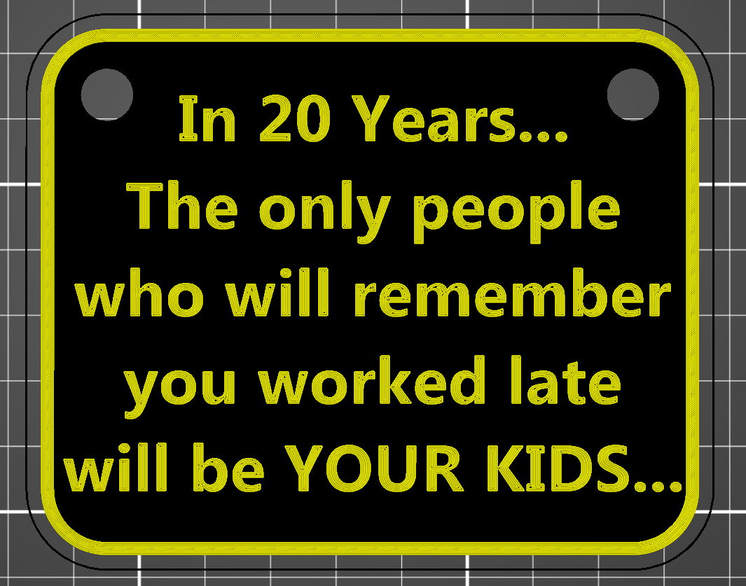 Office Reminder by Petrik Tamás | Download free STL model | Printables.com