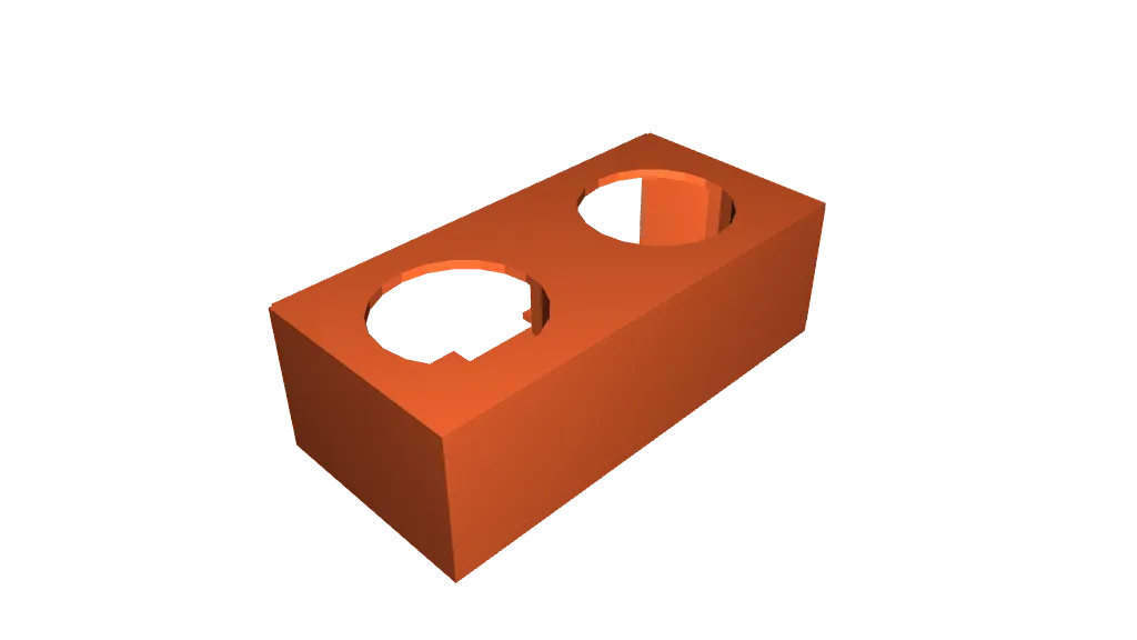 Ultrasonic sensor case (HC-SR04) by Archie Haddley-Morris | Download ...