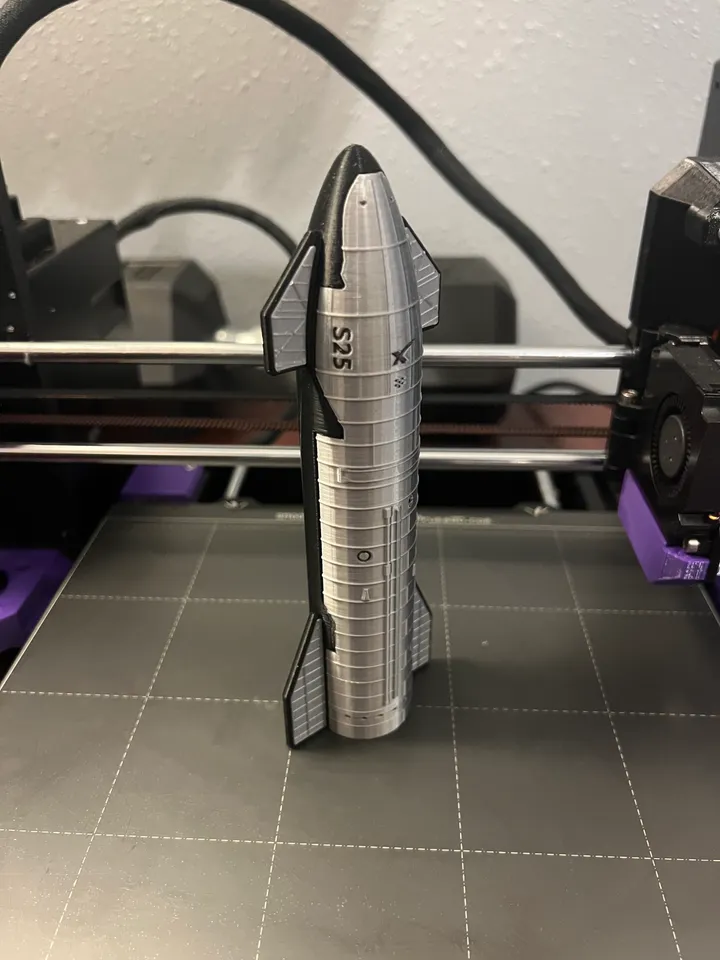 SpaceX Starship S25 by HollaDaywalker | Download free STL model ...