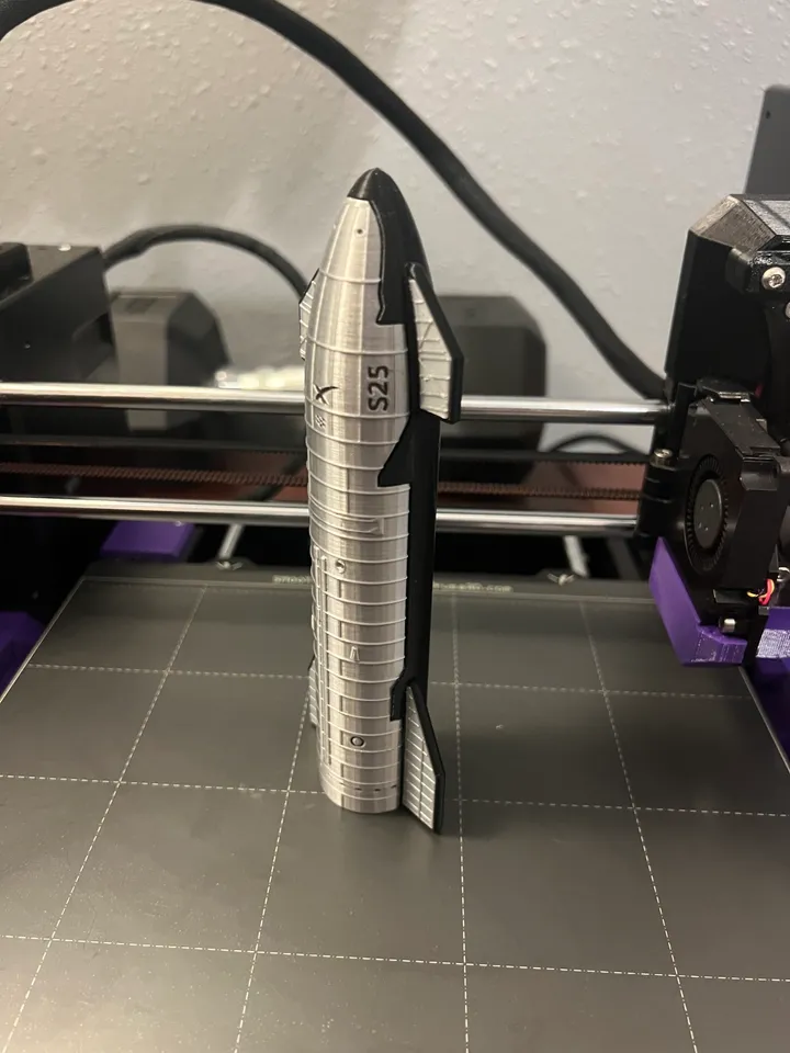 SpaceX Starship S25 by HollaDaywalker | Download free STL model ...