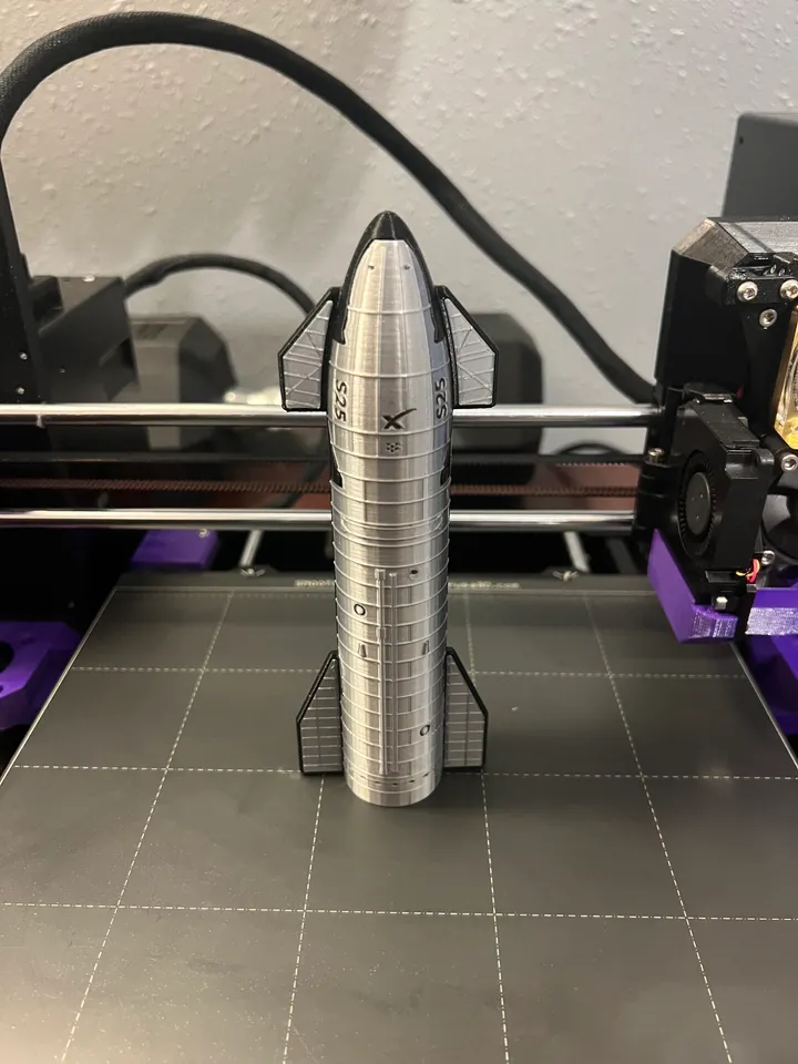 SpaceX Starship S25 by HollaDaywalker | Download free STL model ...