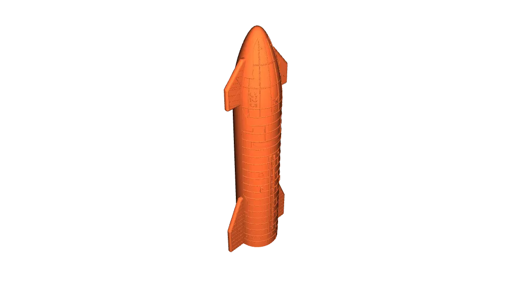 SpaceX Starship S25 by HollaDaywalker | Download free STL model ...