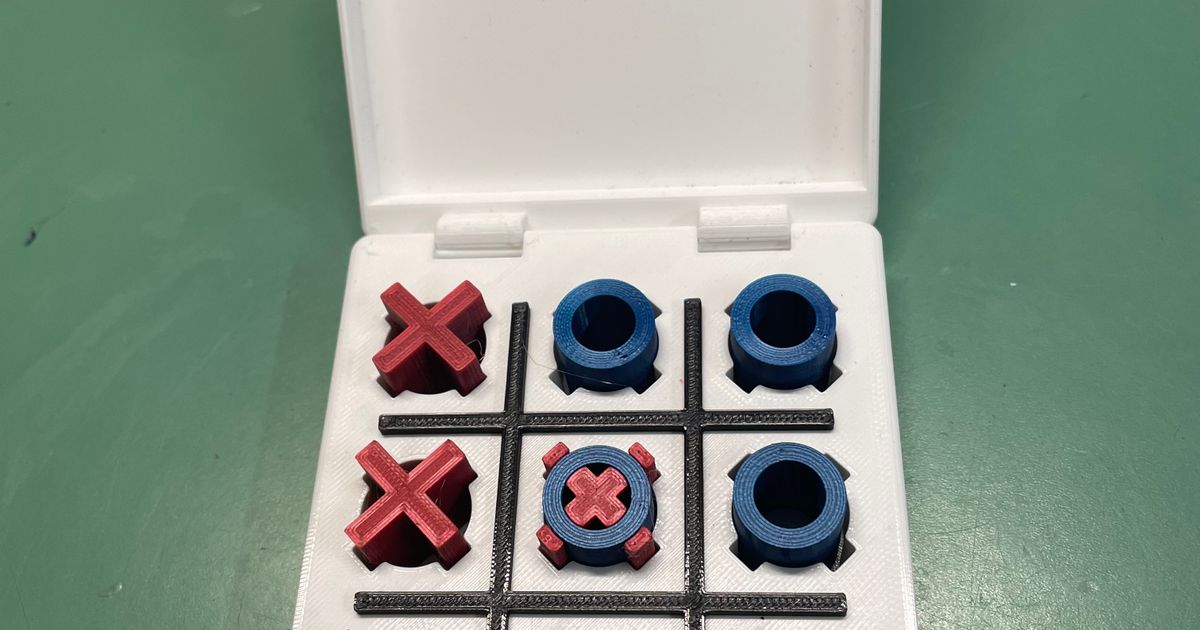 Travel-TicTacToe by Henk | Download free STL model | Printables.com Travel-TicTacToe by Henk | Download free STL model | Printables.com