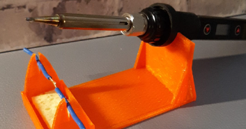 Soldering stand with sponge holder and wire holder by Old Lady ...