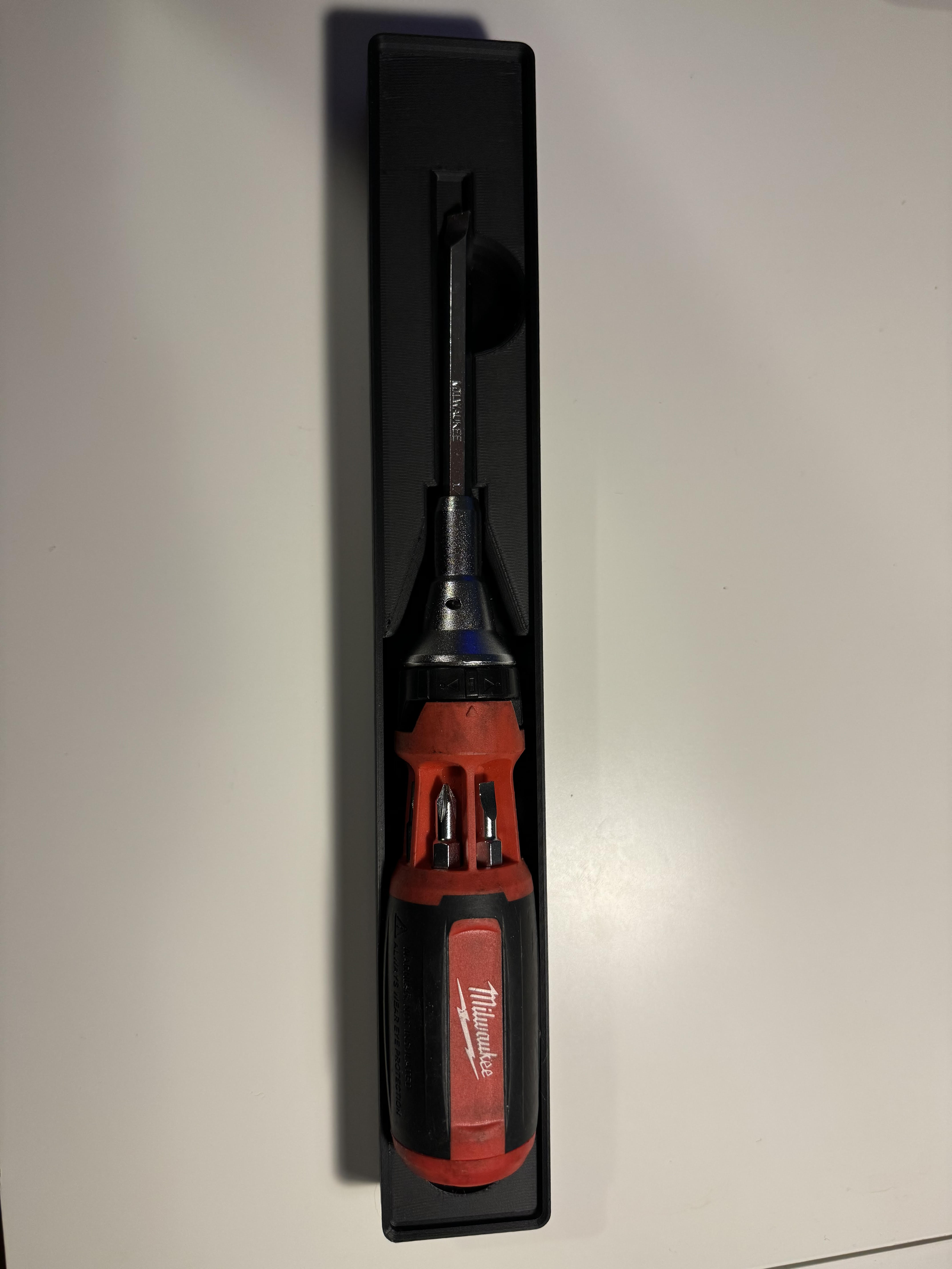 Gridfinity Milwaukee Screwdriver Holder 1x7 by Dan | Download free STL ...