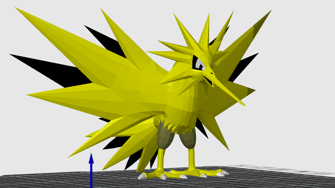 Multicolor Zapdos 4 colors Pokémon by lucky boi | Download free STL ...