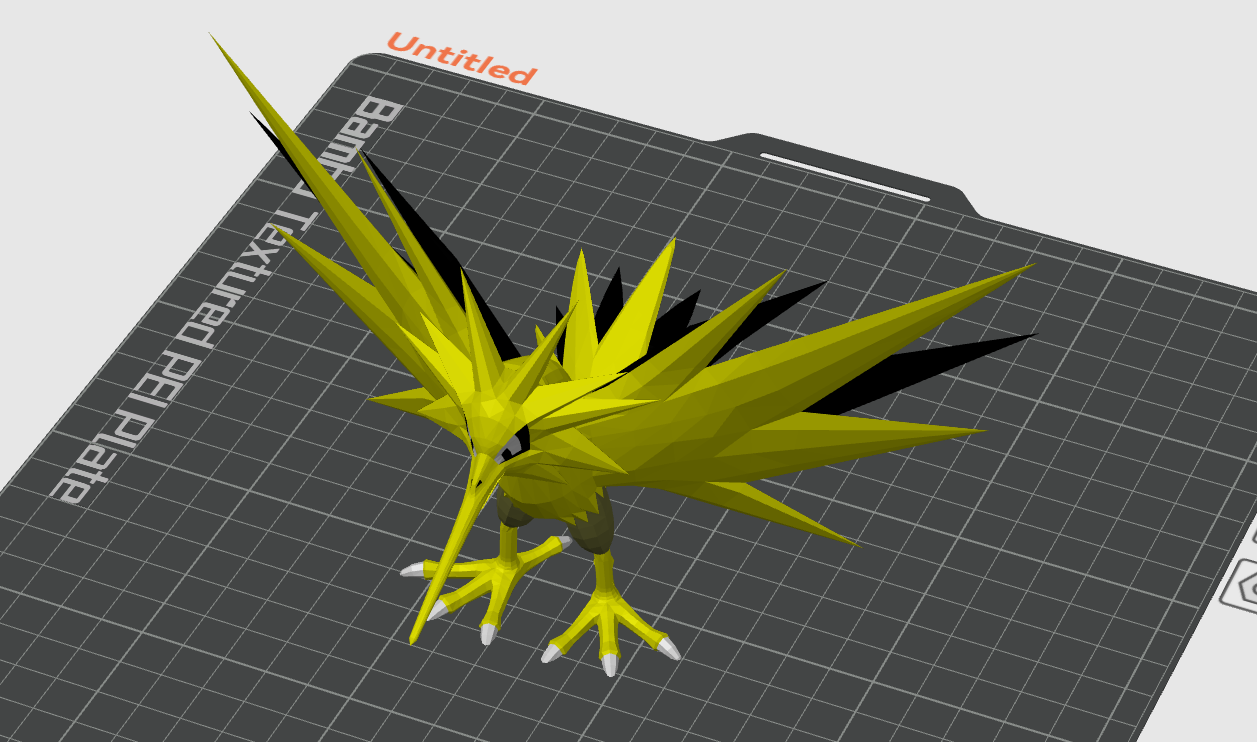 Multicolor Zapdos 4 colors Pokémon by lucky boi | Download free STL ...