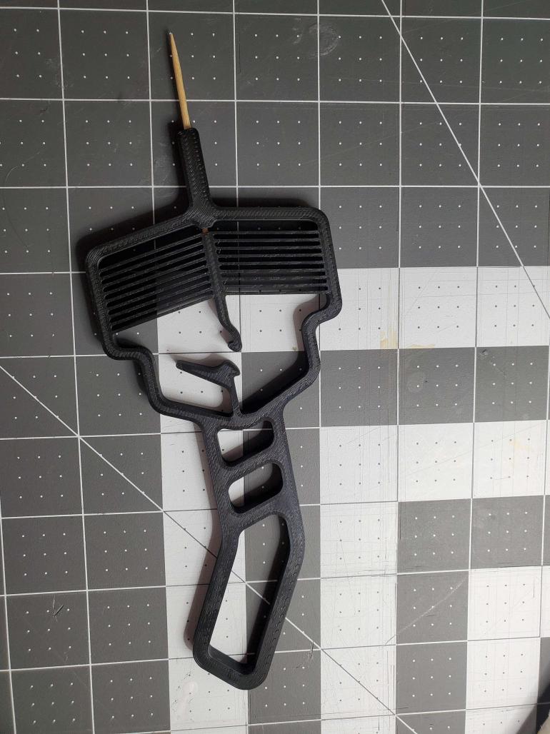 Toothpick Gun (Compliant mechanism) by Thisfact | Download free STL ...