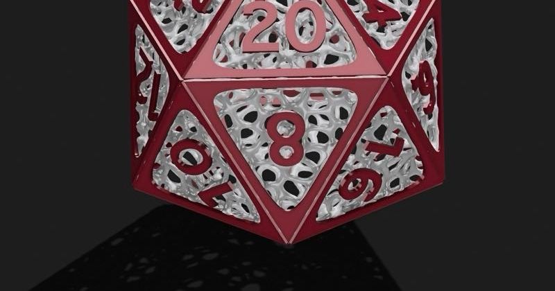 Voronoi D20 Dice by Michael | Download free STL model | Printables.com