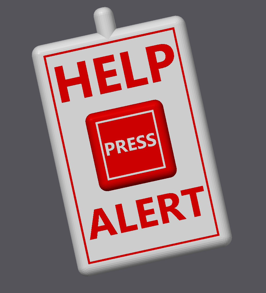 Costume Help Alert by Jason M. | Download free STL model | Printables.com