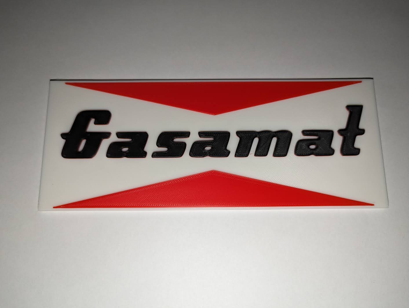 Gasamat Sign / Plaque by Squibs | Download free STL model | Printables.com