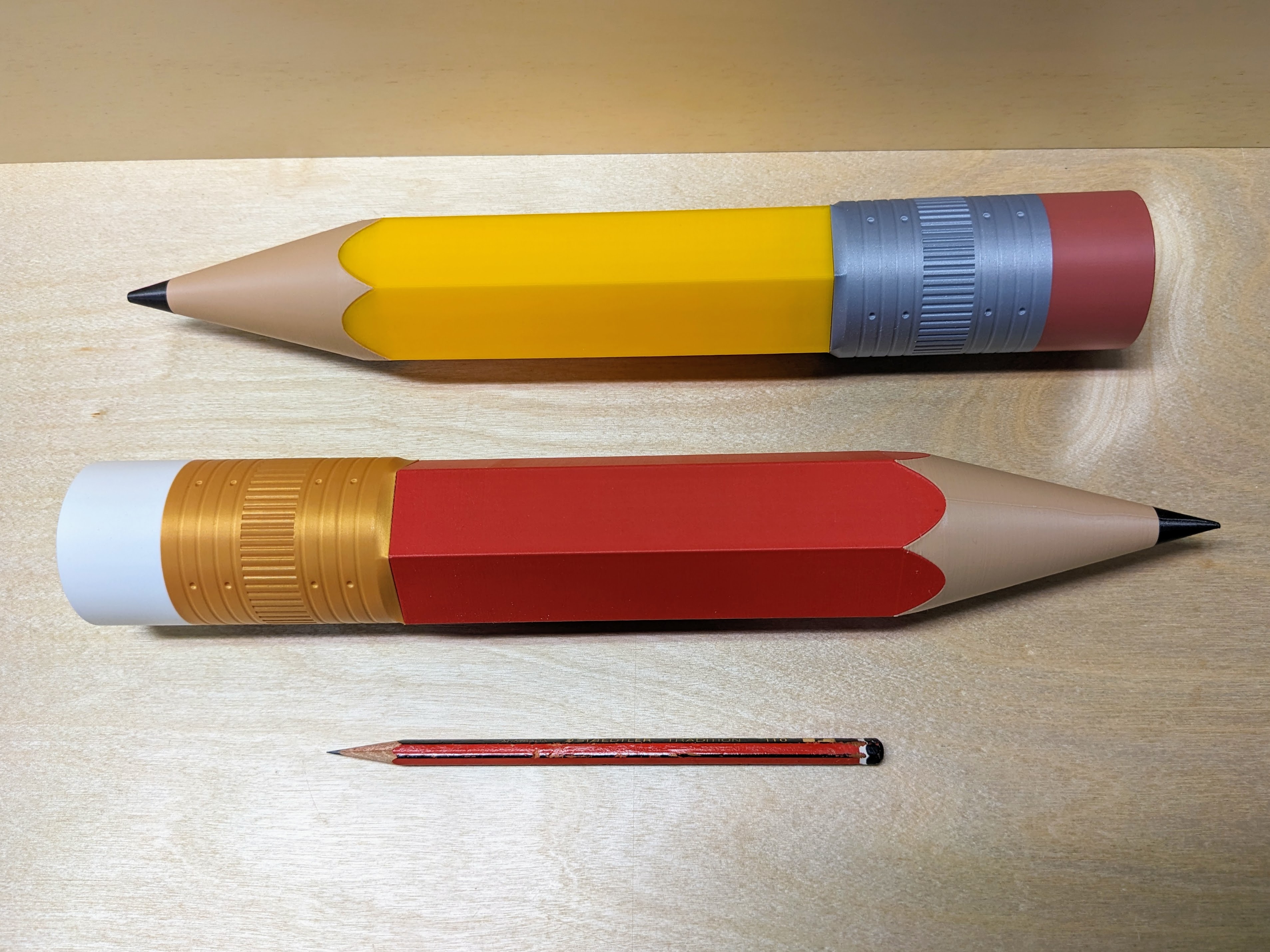 Giant Pencil Pencil Case by Flash72 | Download free STL model ...
