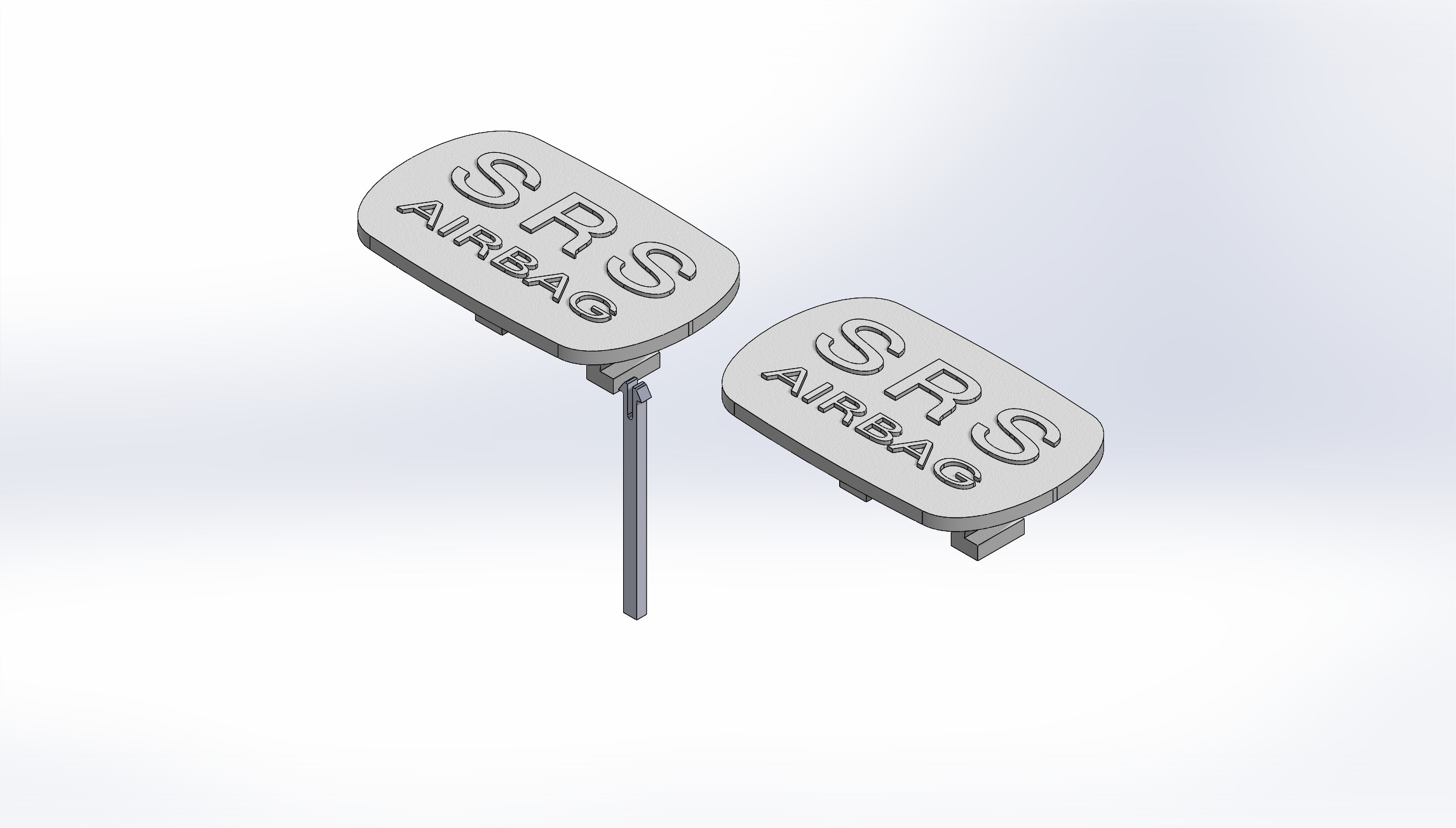 Mercedes W203 SRS Rear Cover V2 by mapm1998 | Download free STL model ...