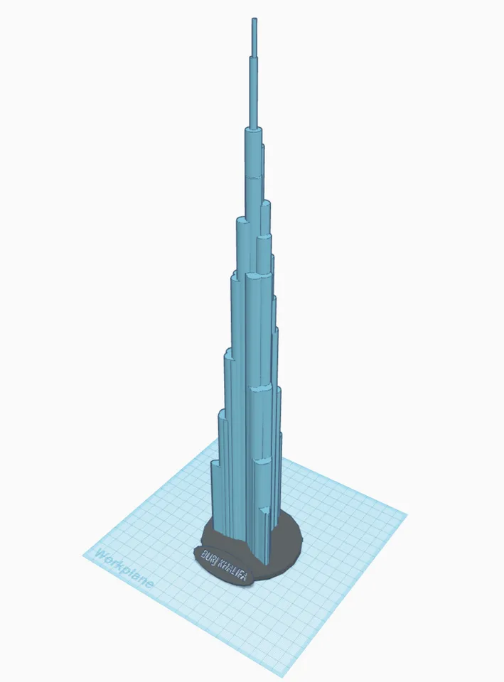 Burj Khalifa by AEJ 3D printing | Download free STL model | Printables.com