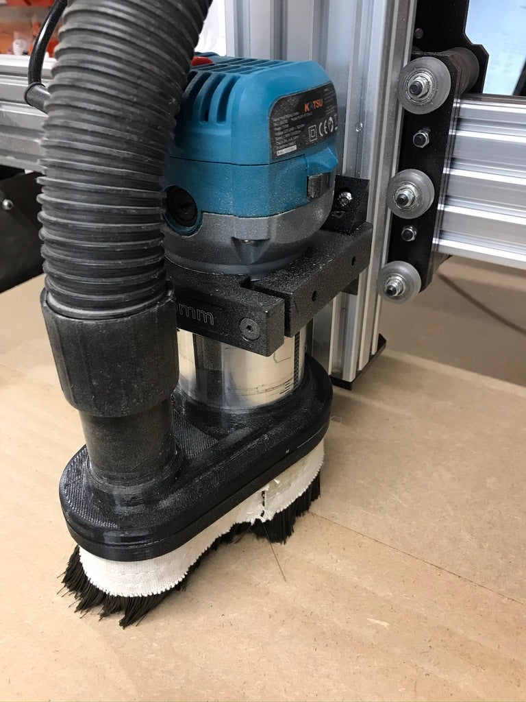 Dust shoe makita katsu router 65mm by Julien L | Download free STL ...