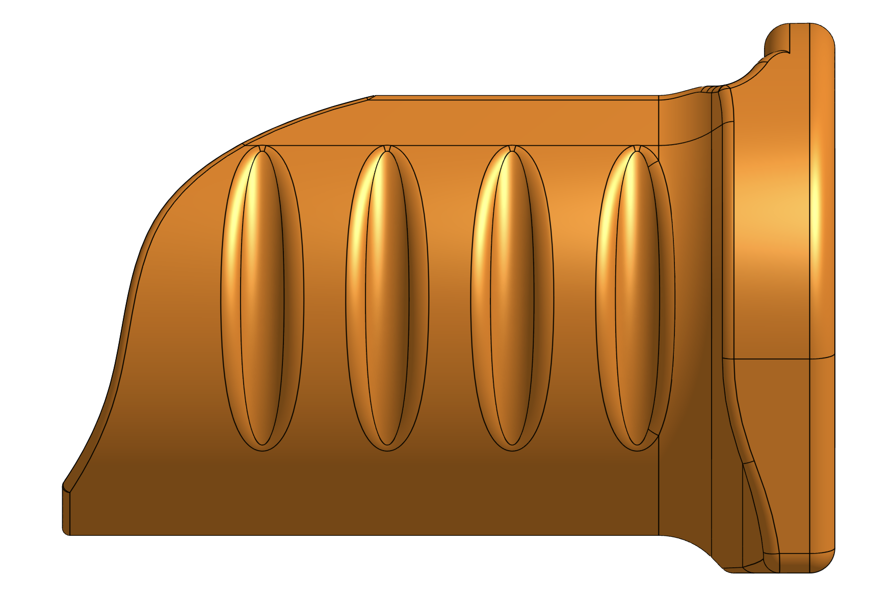 TS100 Handle + Honeycomb Holder by str470s | Download free STL model ...