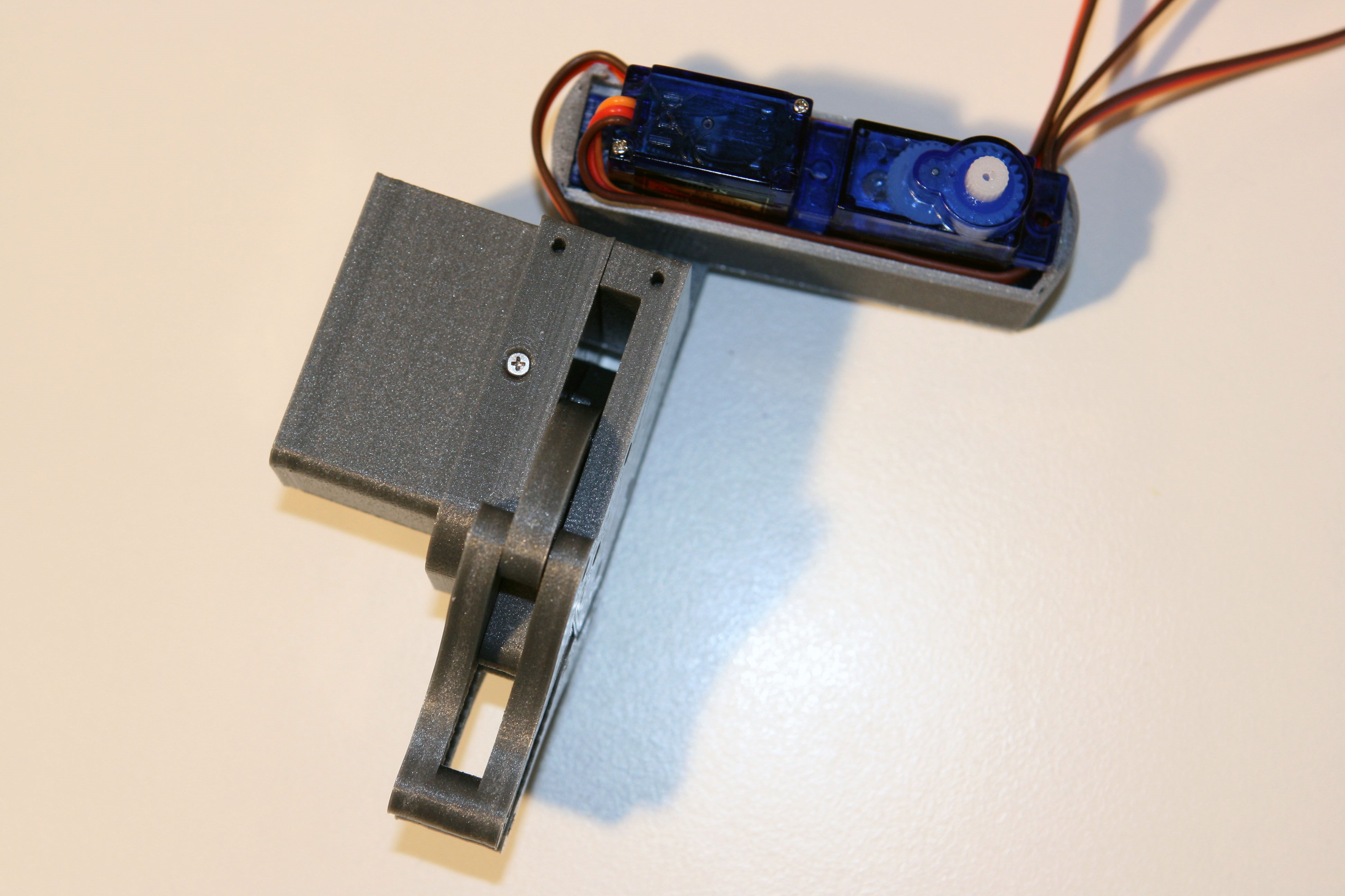 SG90 robot arm von chipcode | Kostenloses STL-Modell herunterladen ...