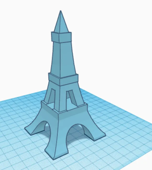 Simple Eiffel Tower by 3d tisk - Sam | Download free STL model ...