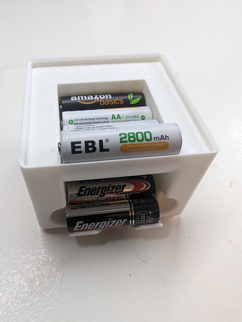 Gridfinity Battery Dispenser AA by Seth Overbeek | Download free STL ...