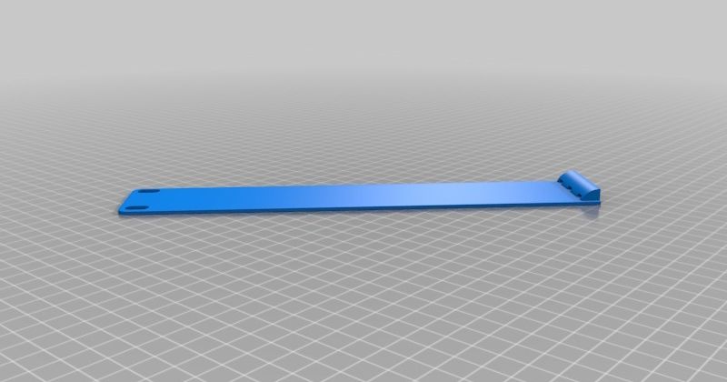 1U blank panel for 19 inch rack by Argentas | Download free STL model ...