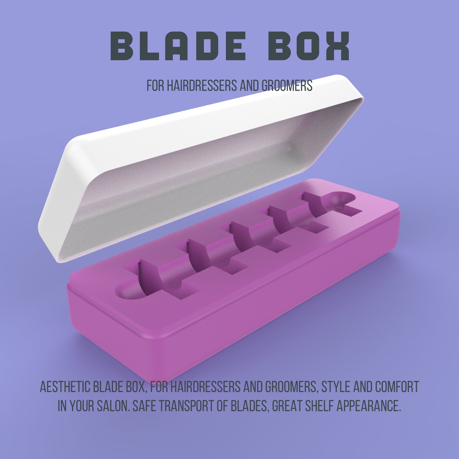 Blade box for hairdressers and groomers by Fikcja | Download free STL ...