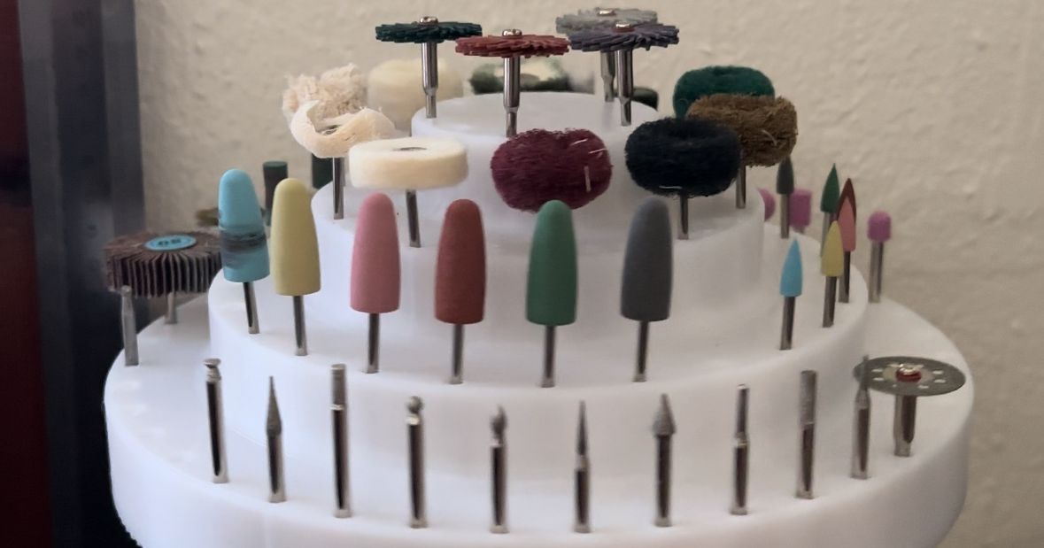 Dremel bit holder carousel by 3D Rejsen | Download free STL model ...