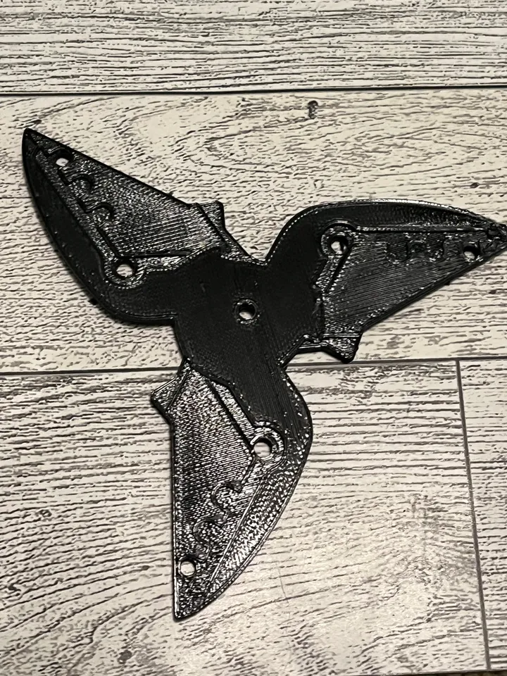 Three point throwing star by Kaleb08 | Download free STL model ...