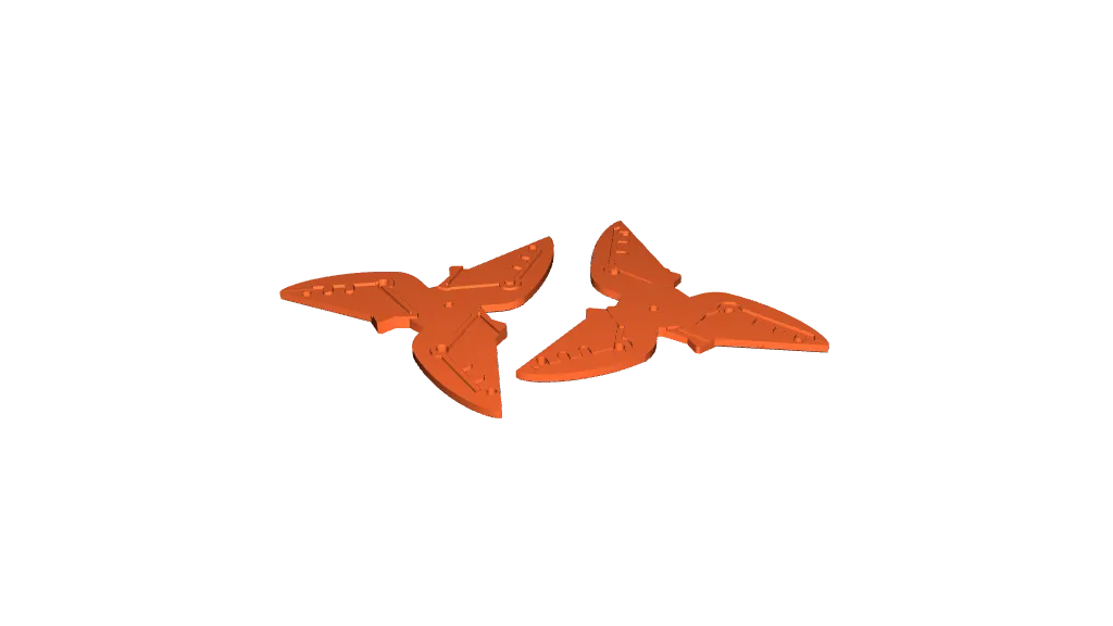 Three point throwing star by Kaleb08 | Download free STL model ...