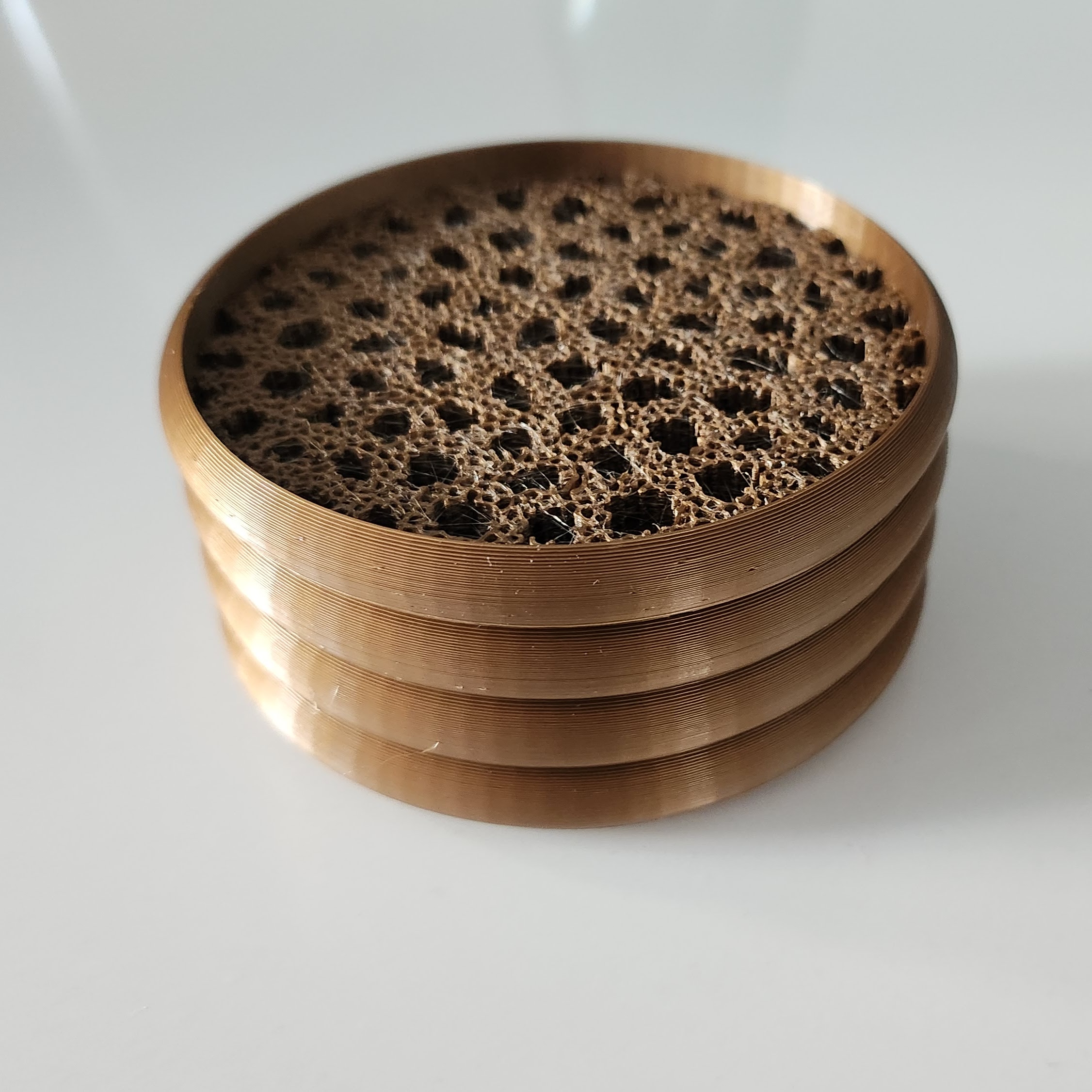 Mix & Match Voronoi stackable coasters by DP design | Download free STL ...