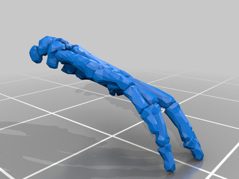Poseable Human Skeleton Display - 1/10th Scale by Ugly Robot | Download ...