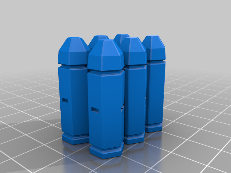 D6 Roller Bullets, dice and spinning container by Ugly Robot | Download ...