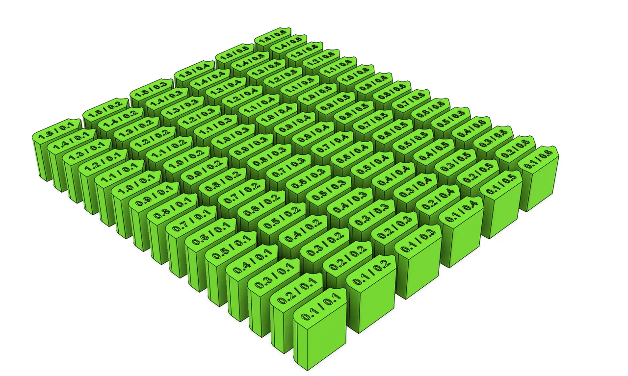 Fuzzy Skin Test Blocks by suit | Download free STL model | Printables.com
